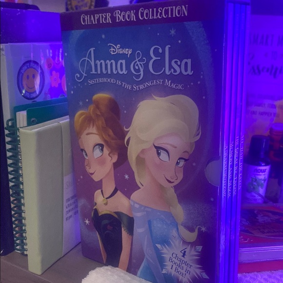 Disney | Toys | Disney Anna Elsa Purple Book Collection | Poshmark